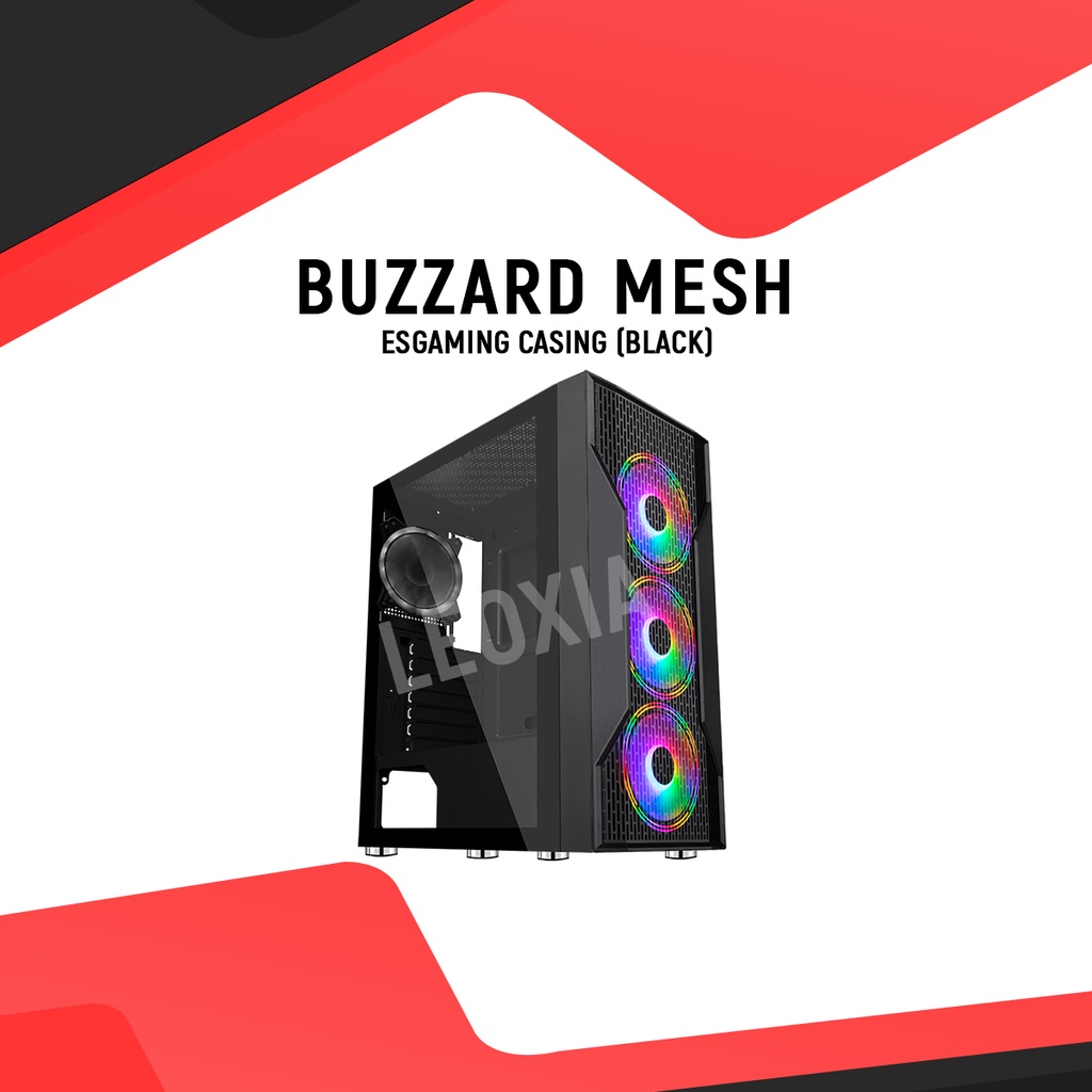 ESGAMING CPU ATX MID TOWER COMPUTER CASE | Shopee Philippines