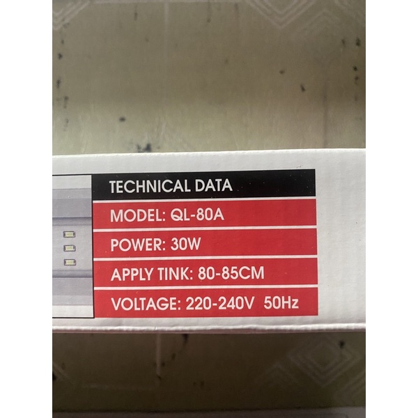 Quanlong WRGB led aquarium bracket light 20cm-100cm QL-20A, QL-30A, QL-40A, QL-50A, QL-60A, QL ...