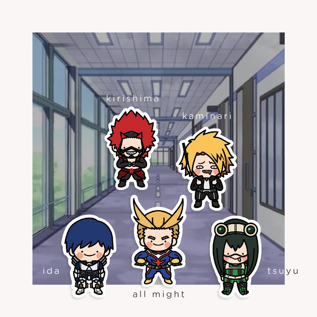 My Hero Academia (Boku No Hero Academia) Heroes #2 Sticker Pack ...