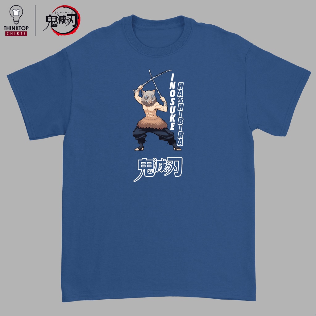THINKTOP | Anime Shirt x Kimetsu No Yaiba - INOSUKE HASHIBIRA (Unisex ...