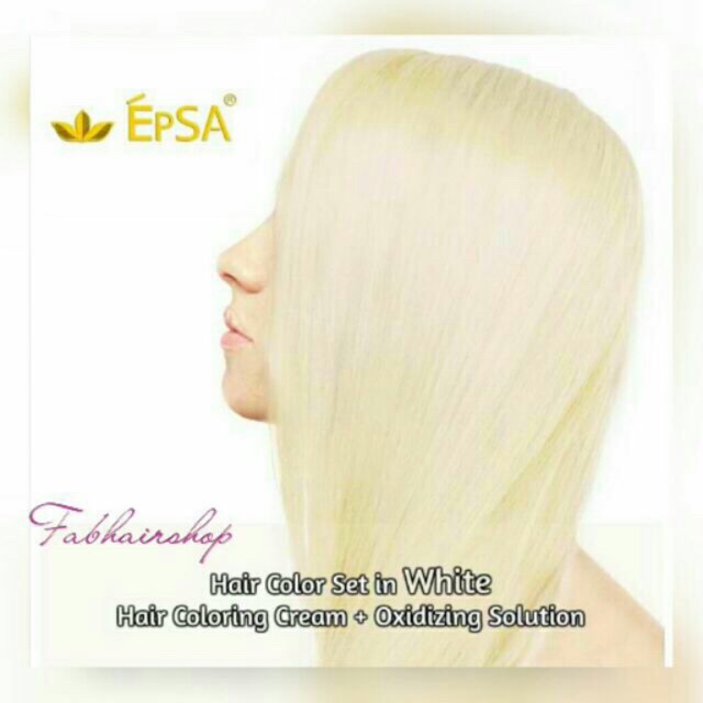 EPSA HAIR COLOR (WHITE) | Shopee Philippines