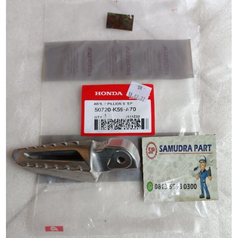 New original Vario 150 Vario 125 rear Foot step, right side | Shopee ...