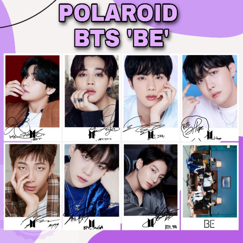 Polaroid BTS BE+ TTD Kpop PHOTOS | Shopee Philippines