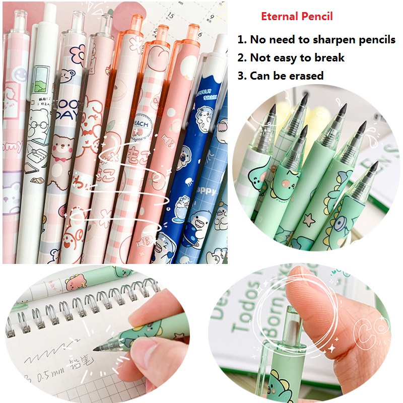 New Technology Eternal Writing Pencil Inkless Magic Pen Pencil For ...