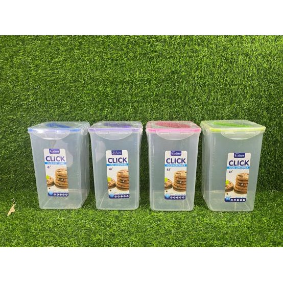 #602W Starhome Click Food Container (2.25L) (choose color) | Shopee ...