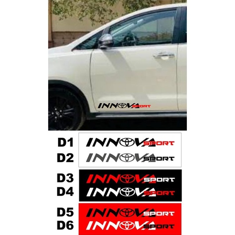 Toyota Innova Sport for door Car Sticker Design 2pcs Set | Shopee ...