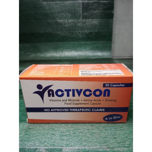 Activcon 30 pcs per box multivitamins | Shopee Philippines