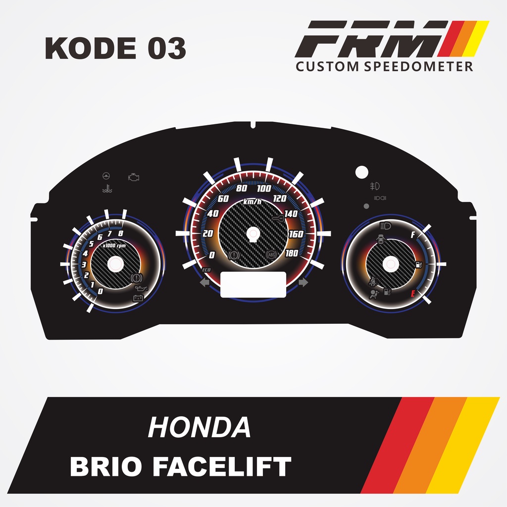Honda Brio Facelift Custom Speedometer Panel | Shopee Philippines