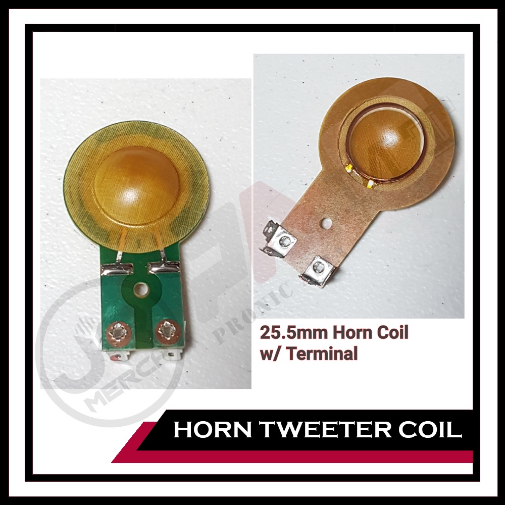 (HC3) Horn Coil with Round Terminal For Horn Tweeter Speaker Parts ...