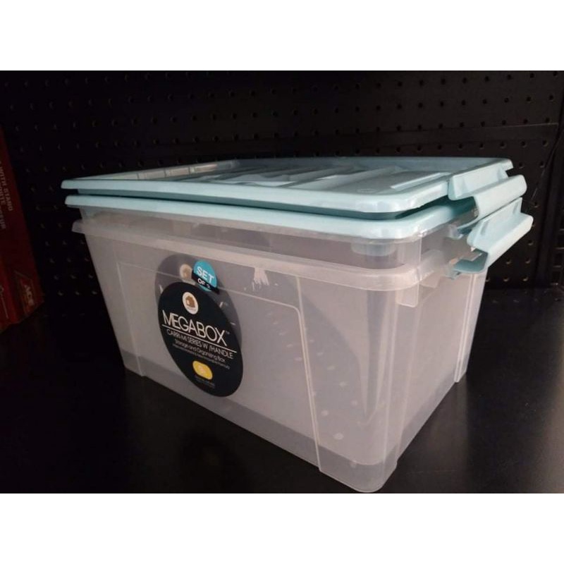 MEGABOX CARRY-MI STORAGE AND ORGANIZING BOX 9L (SET OF 2) | Shopee ...