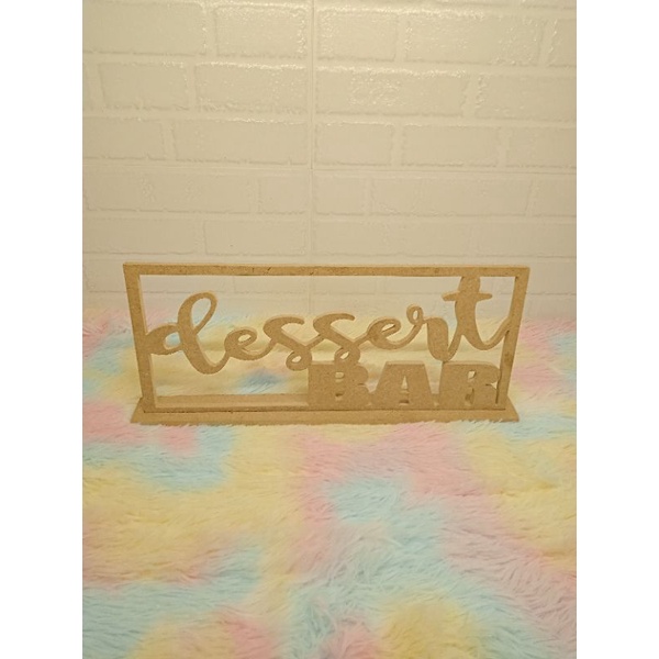 DESSERT BAR WORD STANDEE | Shopee Philippines
