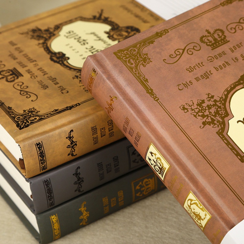 Old European Vintage Retro Classic Magic Spell Purebook thick Hard ...