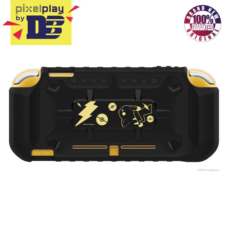 Hori NSW Lite Hybrid System Armor Pokemon Pikachu (Black & Gold) (NS2 ...