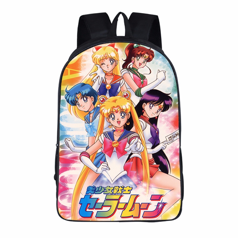 （Ready stock)Sailor Moon Backpack Student Girls Schoolbag Bookbag ...