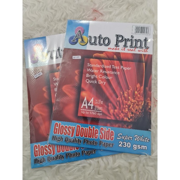 230gsm double side glossy paper | Shopee Philippines