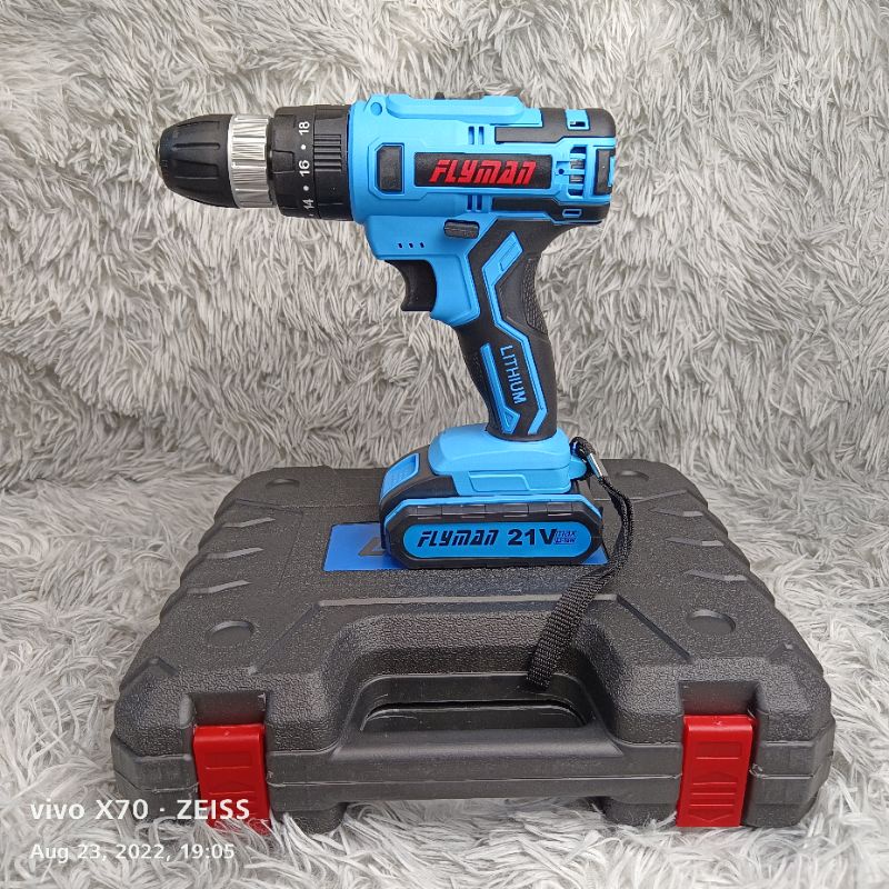 Flyman original 21v cordless drill/ impact dril | Shopee Philippines