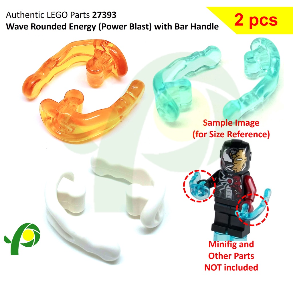 LEGO Parts 27393 Wave Rounded Energy Power Blast w/ Bar Handle | Shopee ...