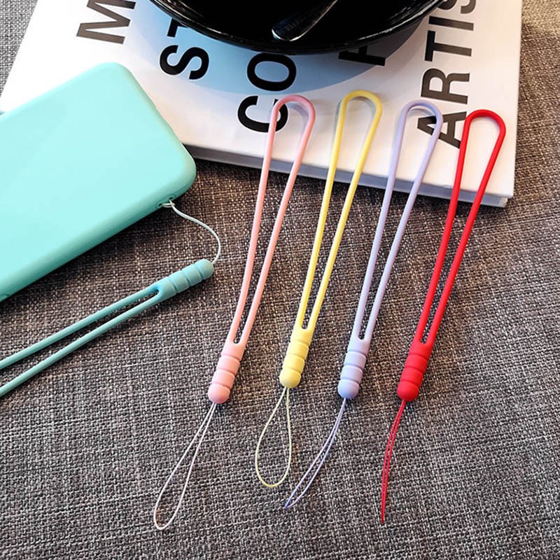 Candy Color Multi-color Silicone Rope Mobile Phone Anti-lost Sling ...