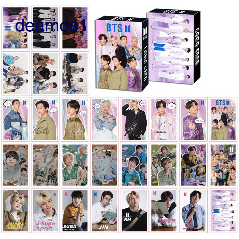 Bts Cards Photocard Cute Print Card Poster For Korea Fans Gift ...