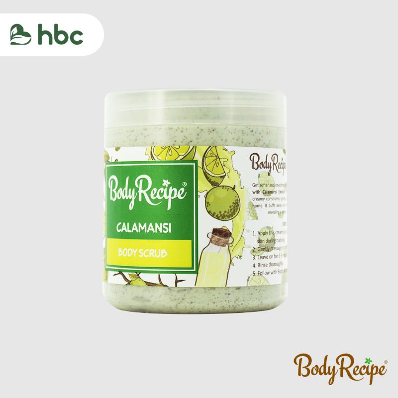 HBC - BODY RECIPE BODY SCRUB CALAMANSI 200G | Shopee Philippines