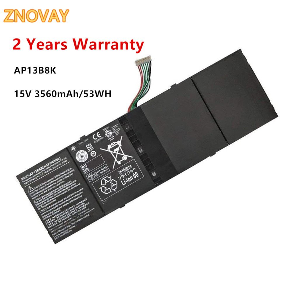 AP13B8K AP13B3K Battery for Acer Aspire R7-571 R7-572 M5-583 V5-573 ...