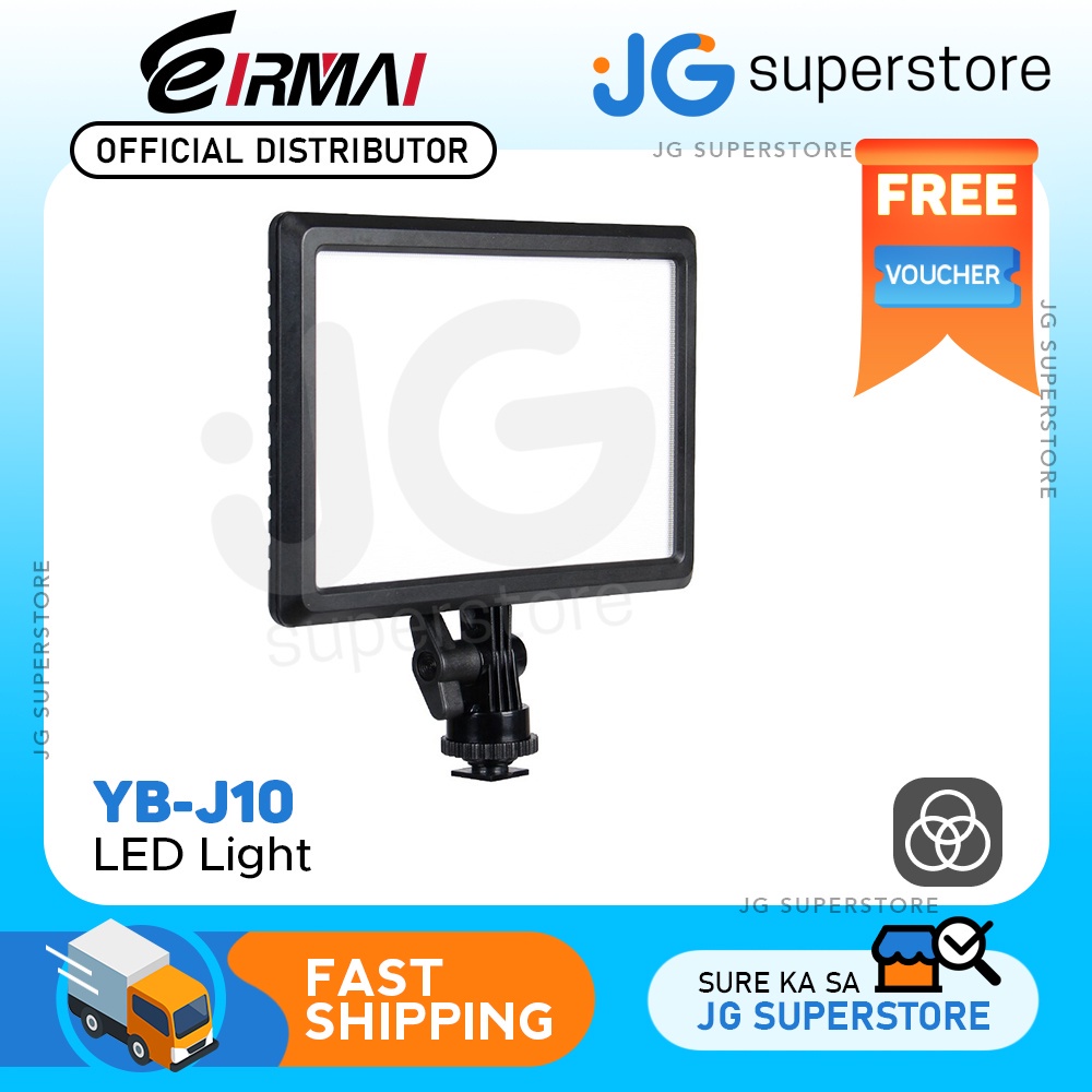 Eirmai YB-J10 12W LED Light 3200-5600k Adjustable Color Temperature with LCD Display for Photo ...