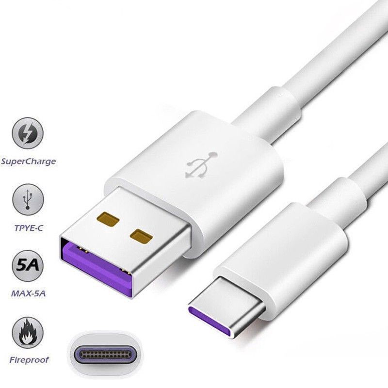 5A Fast Charging Type C USB-C Sync Charger Cable For Android | Shopee ...