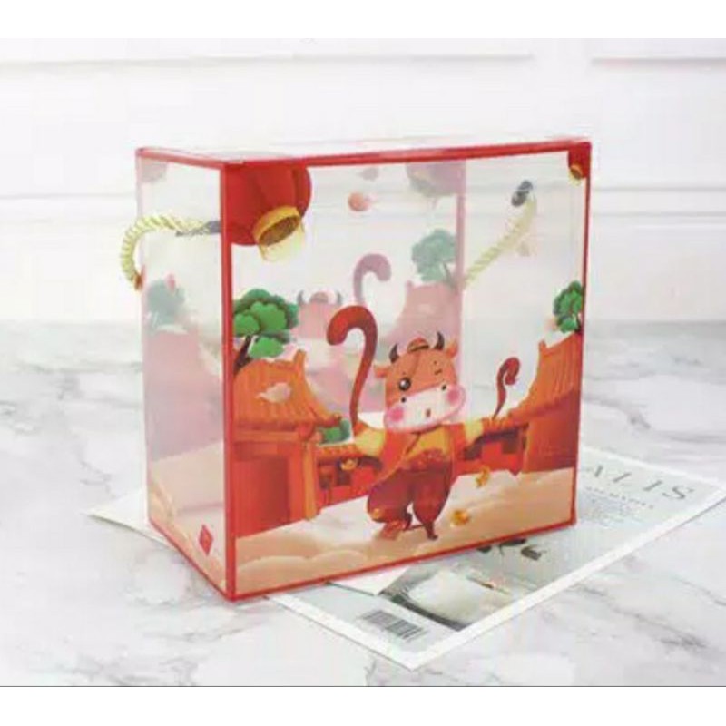 Transparent mica box for Chinese New Year ingot dances | Shopee Philippines