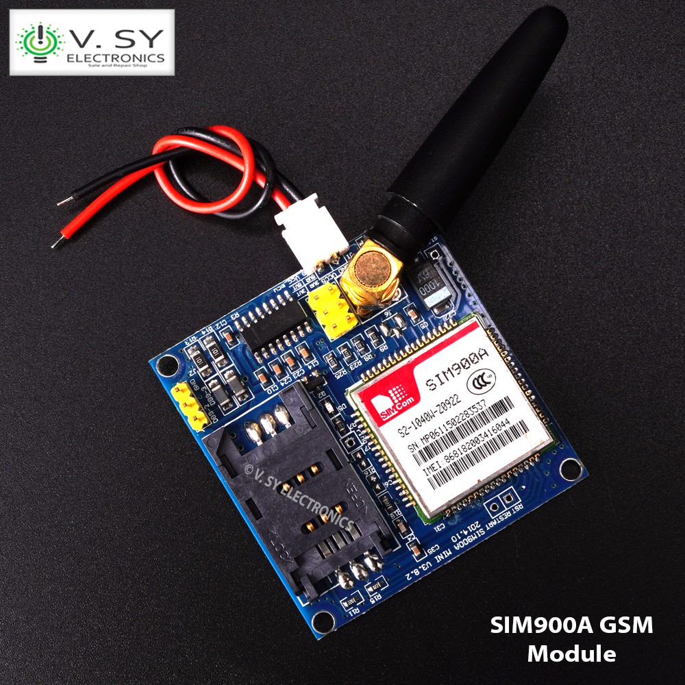Original SIM900A GSM GPRS Module with Antenna and Power Cable SIM900 ...