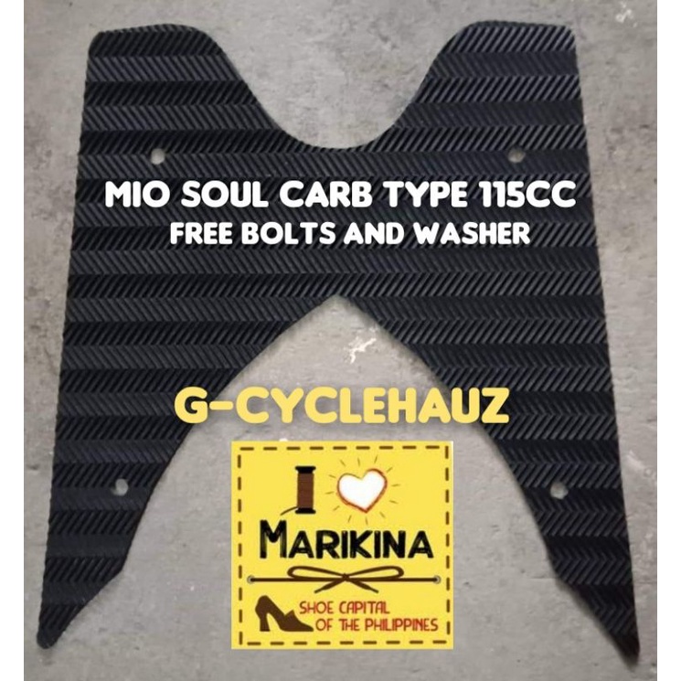 MIO SOUL 115cc carb type RUBBER MATTING | Shopee Philippines