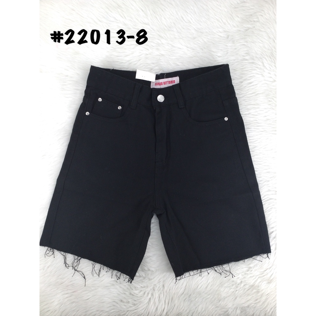 High waist Denim Bermuda Short Tokong Short Size:S-3XL220 | Shopee ...