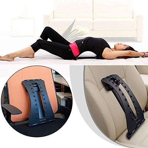 Magic Back Support Pressure Points Lumbar Traction Orthotic Stretcher ...