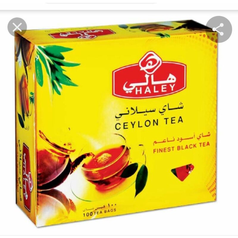 HALEY CEYLON FINEST BLACK TEA 100 Teabags Product of Sri Lanka | Shopee ...