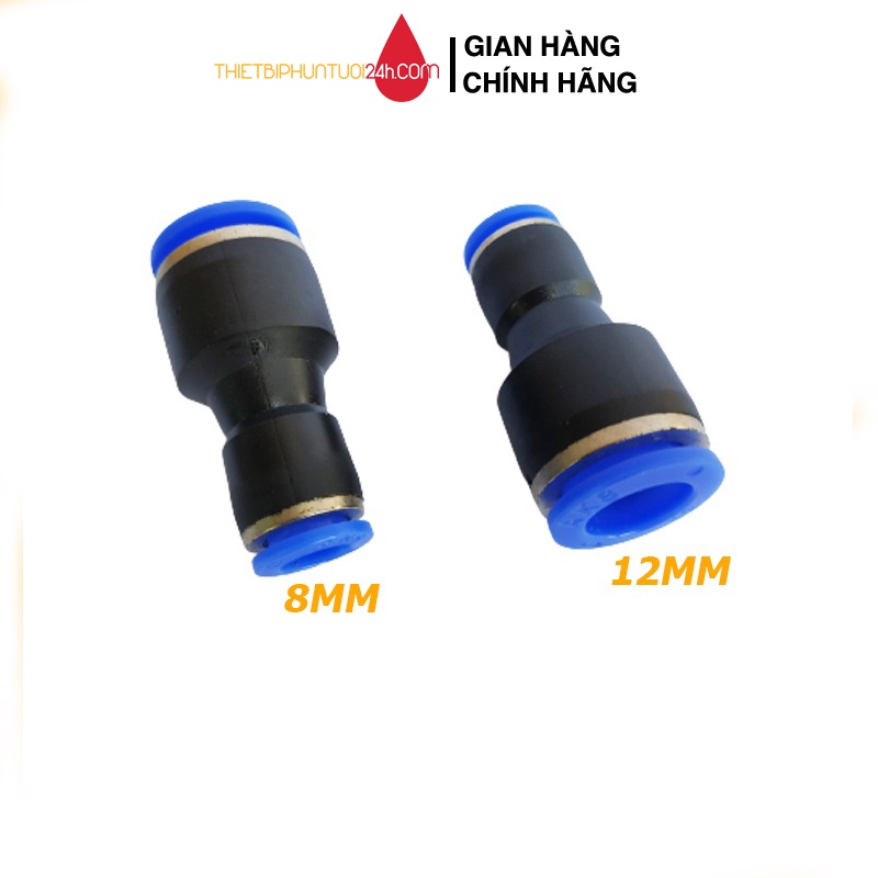 12mm reducing connector to 8mm pipe for mist spraying compressed air ...