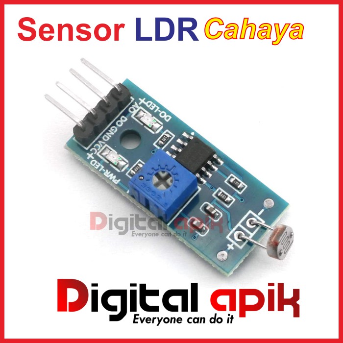 CAHAYA Ldr Light Sensor Module Arduino Photosensitive Light Flux IO ...