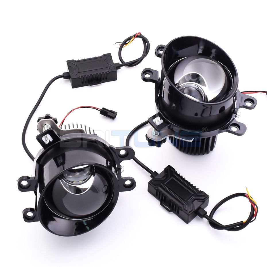 Hyperboloid Super Bright Bi LED Fog Light Projector Lens For Toyota ...