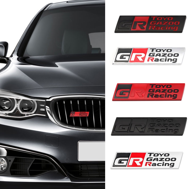 GR Gazoo Racing Car Sticker Logo Badge Emblem Decal for Toyota YARiS HV ...