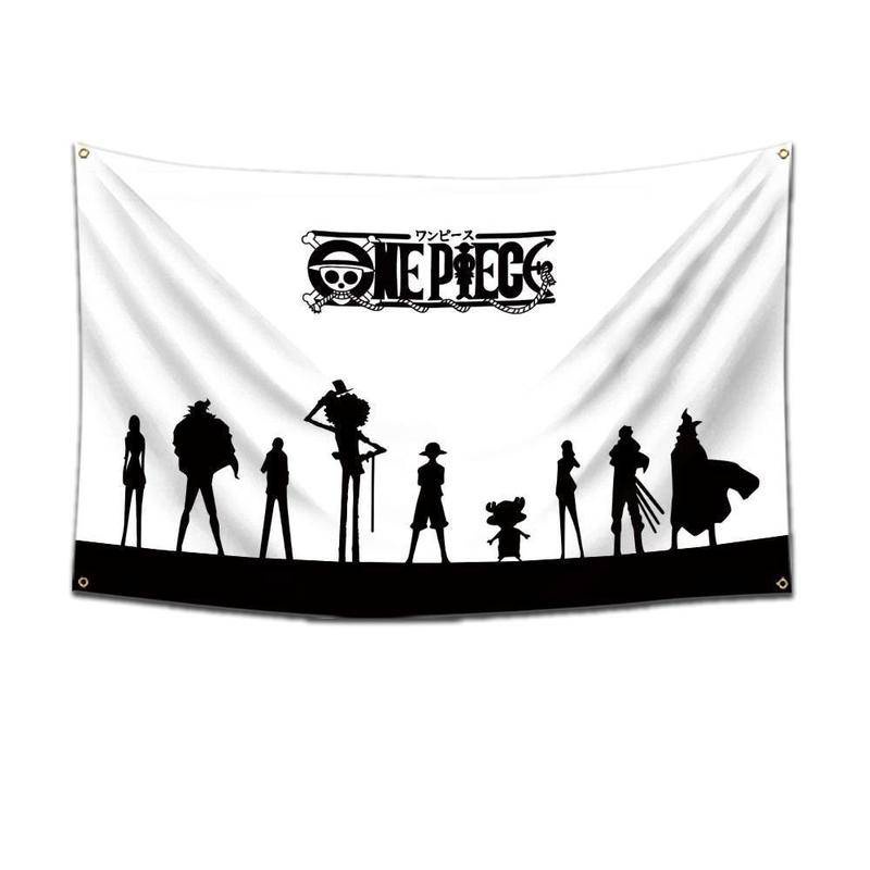 100% Polyester 60*90 cm ONE PIECE flags hanging banners house ...