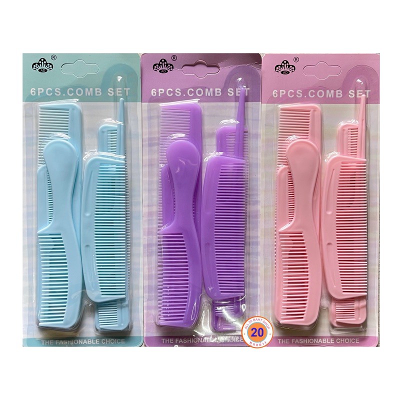 Hair Comb Set (1set 6pcs) | Shopee Philippines