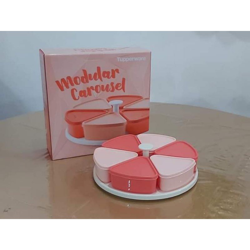 Modular Carousel Peach Ori Tupperware/Holiday Jar | Shopee Philippines