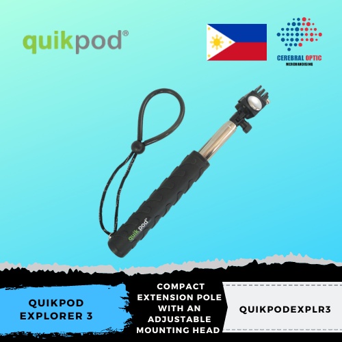 QUIKPOD EXPLORER 3 EXTENSION POLE (OLD PACKAGING) | Shopee Philippines