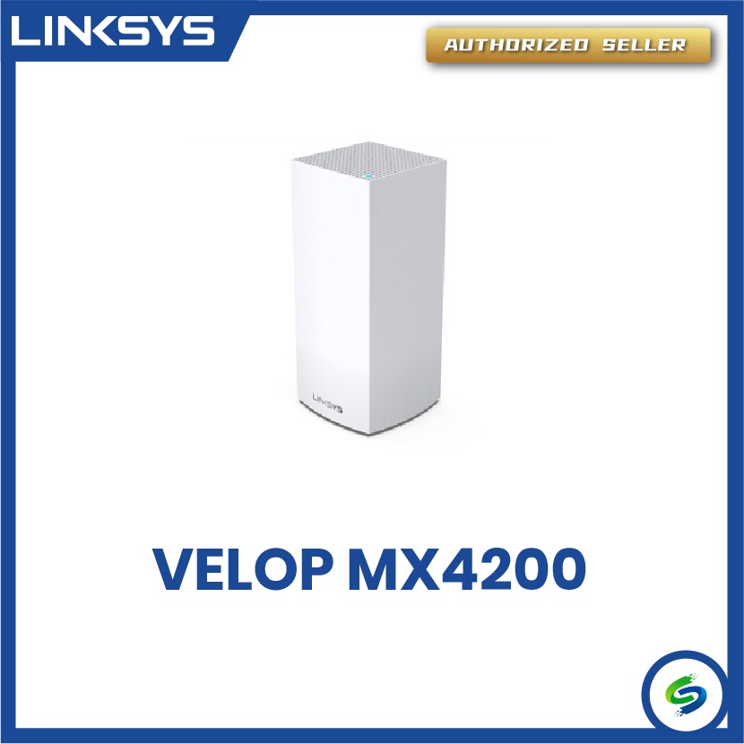 STEQ LINKSYS VELOP MX4200 WHOLE HOME MESH WIFI 6 SYSTEM, 1 PACK (AX4200) NEW!! | Shopee Philippines