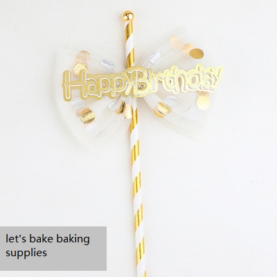 happy birthday cake topper ribbon cake topper ribbon happy birthday ...