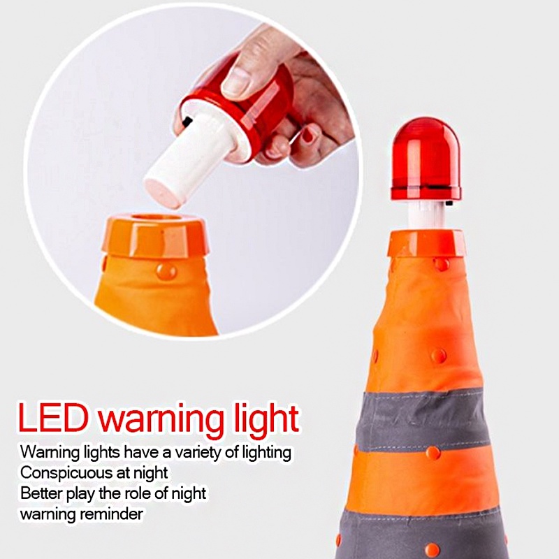 45cm Reflectorized Traffic Cone Barricades Warning-sign Road-Safety ...