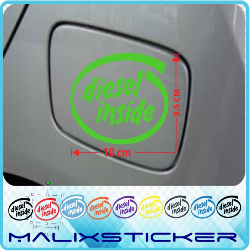 FUEL TANK STICKER ( DIESEL INSIDE ) DECALS | Shopee Philippines