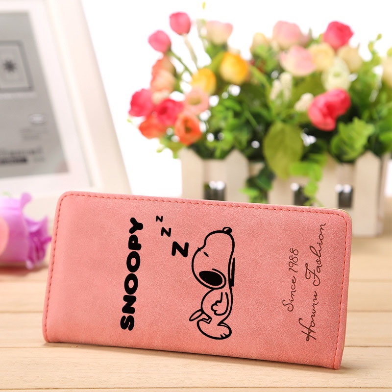 Snoopy Wallet Cute Wallet for Women Cartoon Wallet Men Card Holder Coin ...