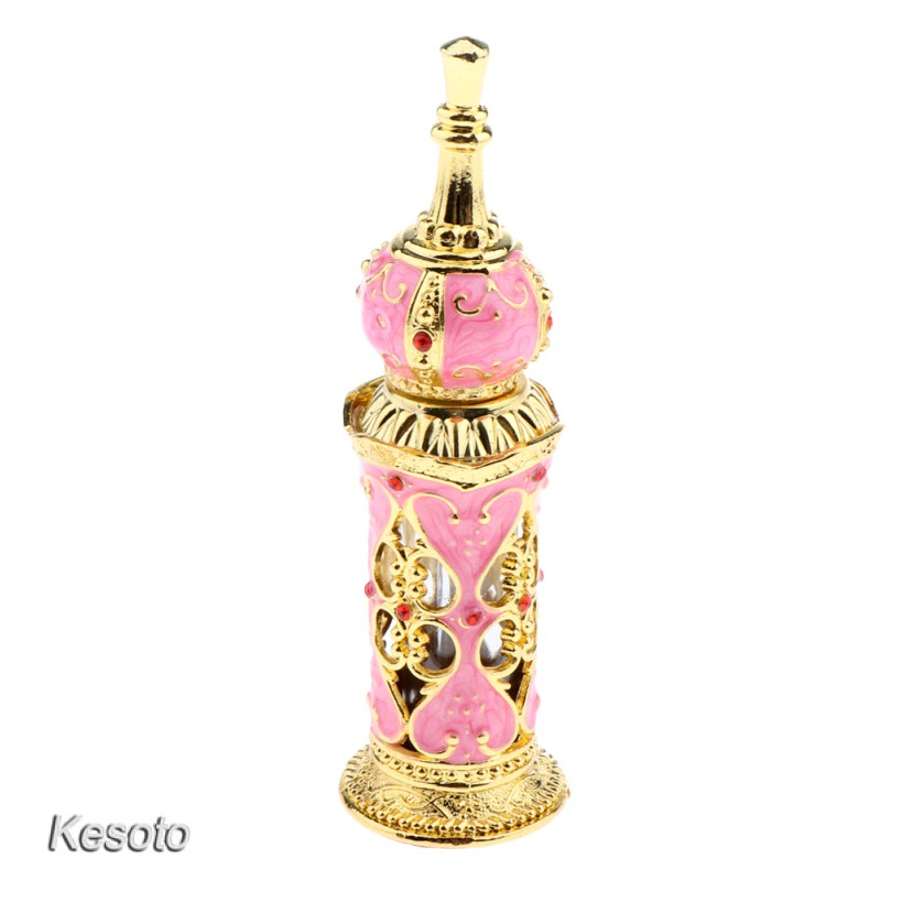 [KESOTO] Vintage Court Art Glass Tear Dropper Empty Perfume Bottle ...