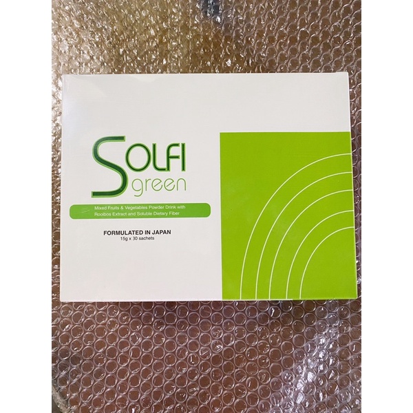 Solfi Green Fiber Detox Drink 30 SACHETS | Shopee Philippines