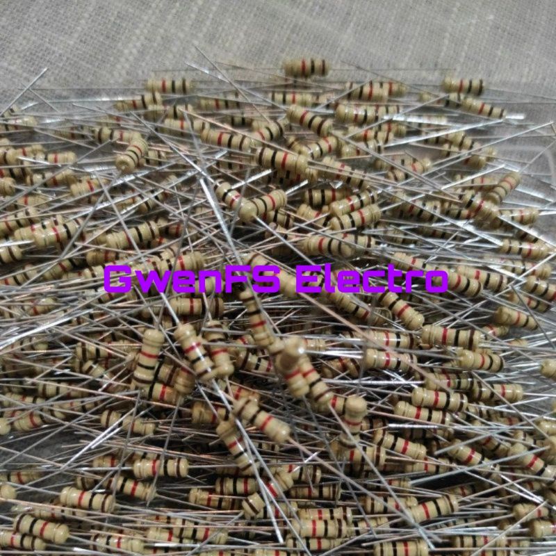 Per 10pcs, Resistors 1/4W 18R 180K 180R 2K 2K2 2K7 2M2 2R7 20K 20R 200R ...