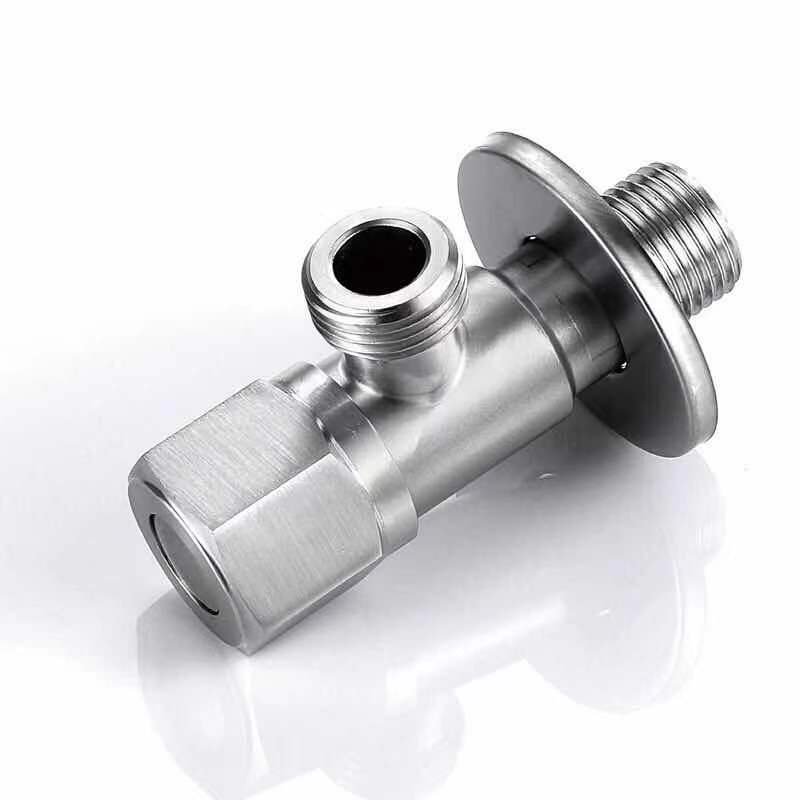 RCG SUS304 Stainless Steel One Way Angle Valve 1/2" Angle Valve With ...